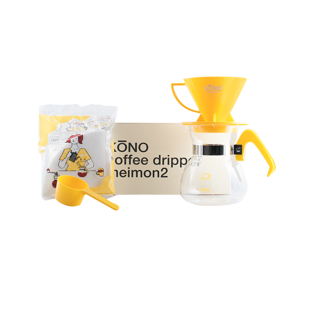 Kōno Dripper Set (01 Size) Yellow – Dukes Coffee